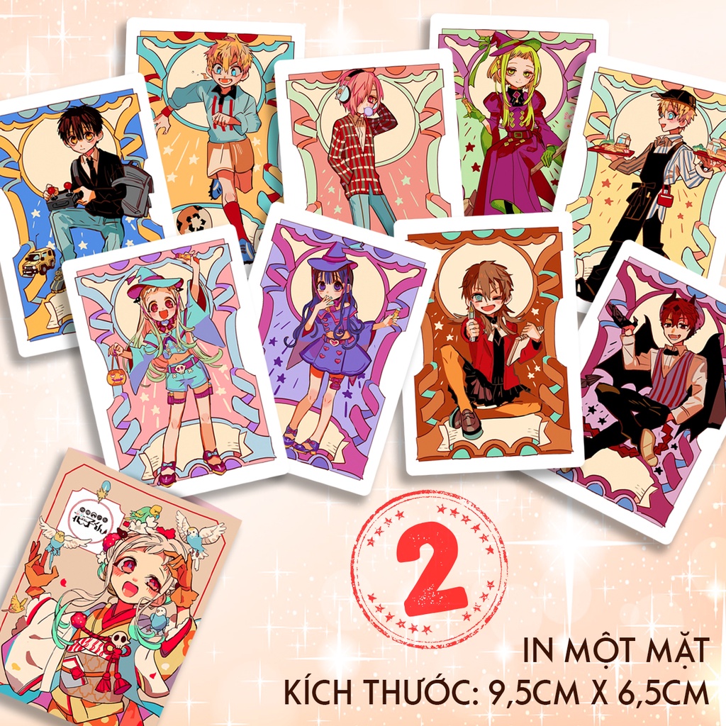 Mua BỘ CARD BO GÓC IN HÌNH JIBAKU SHOUNEN HANAKO VỚI NHIỀU CHỦ ĐỀ XINH ...