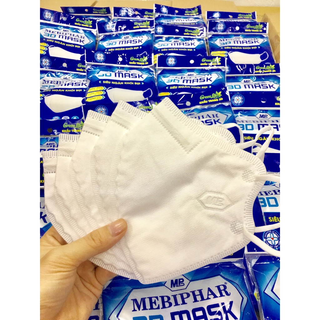 KHẨU TRANG MEBIPHAR 3D MASK [ADULT] 5 CHIẾC/TÚI | BigBuy360 - bigbuy360.vn