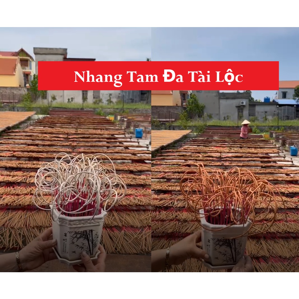 Mua Nhang Tài Lộc Tam Đa MÀU TRẮNG - ĐỎ - VÀNG ÁNH KIM hương trầm cuộn ...