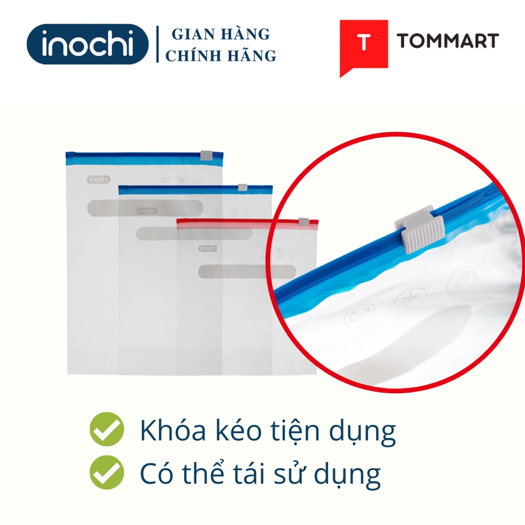 Mua Túi Zip Đựng Thực phẩm Tái sử dụng Đa năng khóa kéo Shinshen Inochi ...