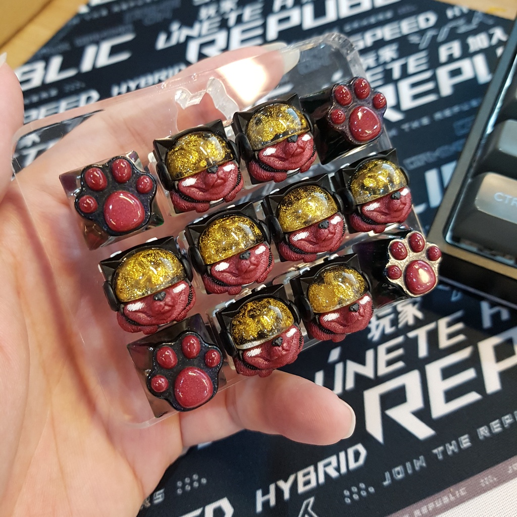 Mua Nút trang trí bàn phím cơ Sirius clone màu red samurai giá rẻ nhất ...