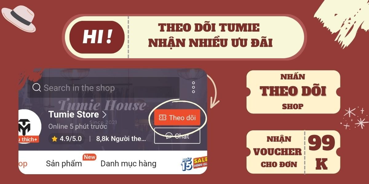 Tumie Store, Cửa hàng trực tuyến | Shopee Việt Nam