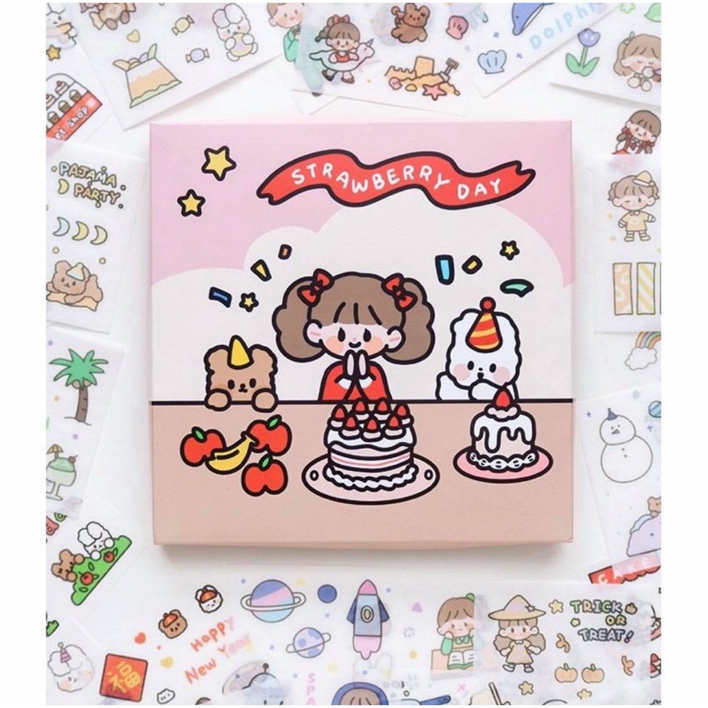 STICKER CUTE-1SET 10 TẤM | Shopee Việt Nam