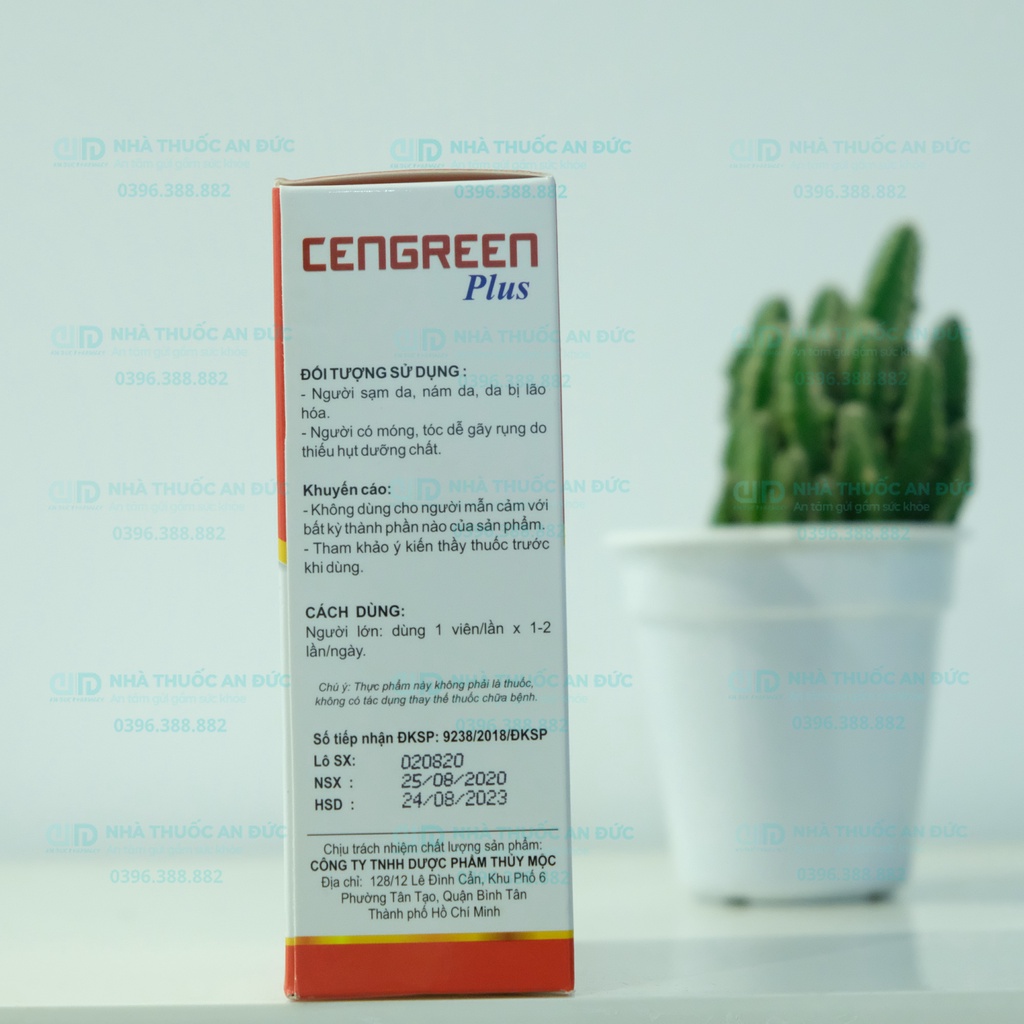 Mua Viên uống đẹp da, hỗ trợ thâm nám, mọc tóc, chống lão hóa Cengreen ...