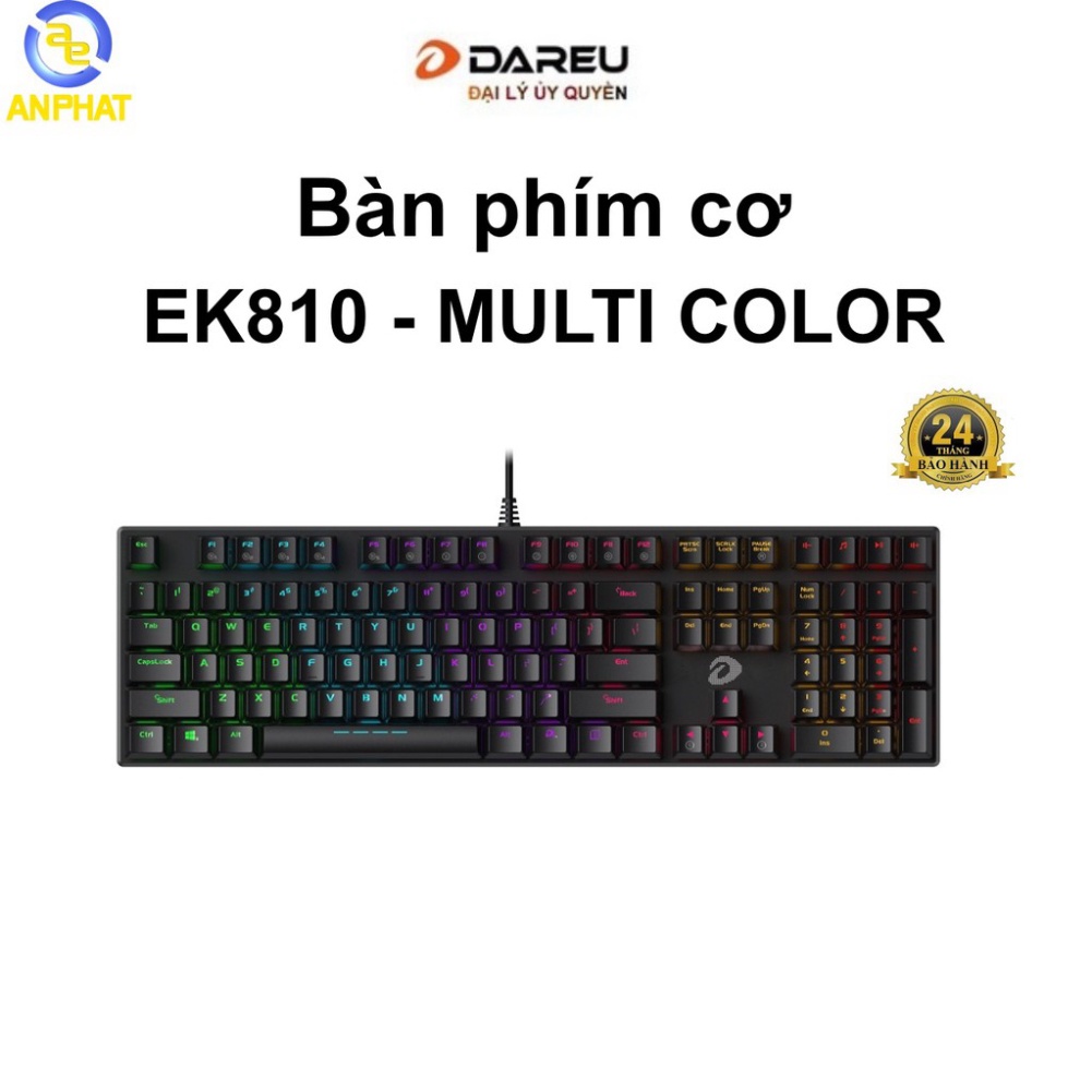 Mua Bàn phím cơ Gaming Dareu EK810 Black RGB Multi Color - Hàng chính ...