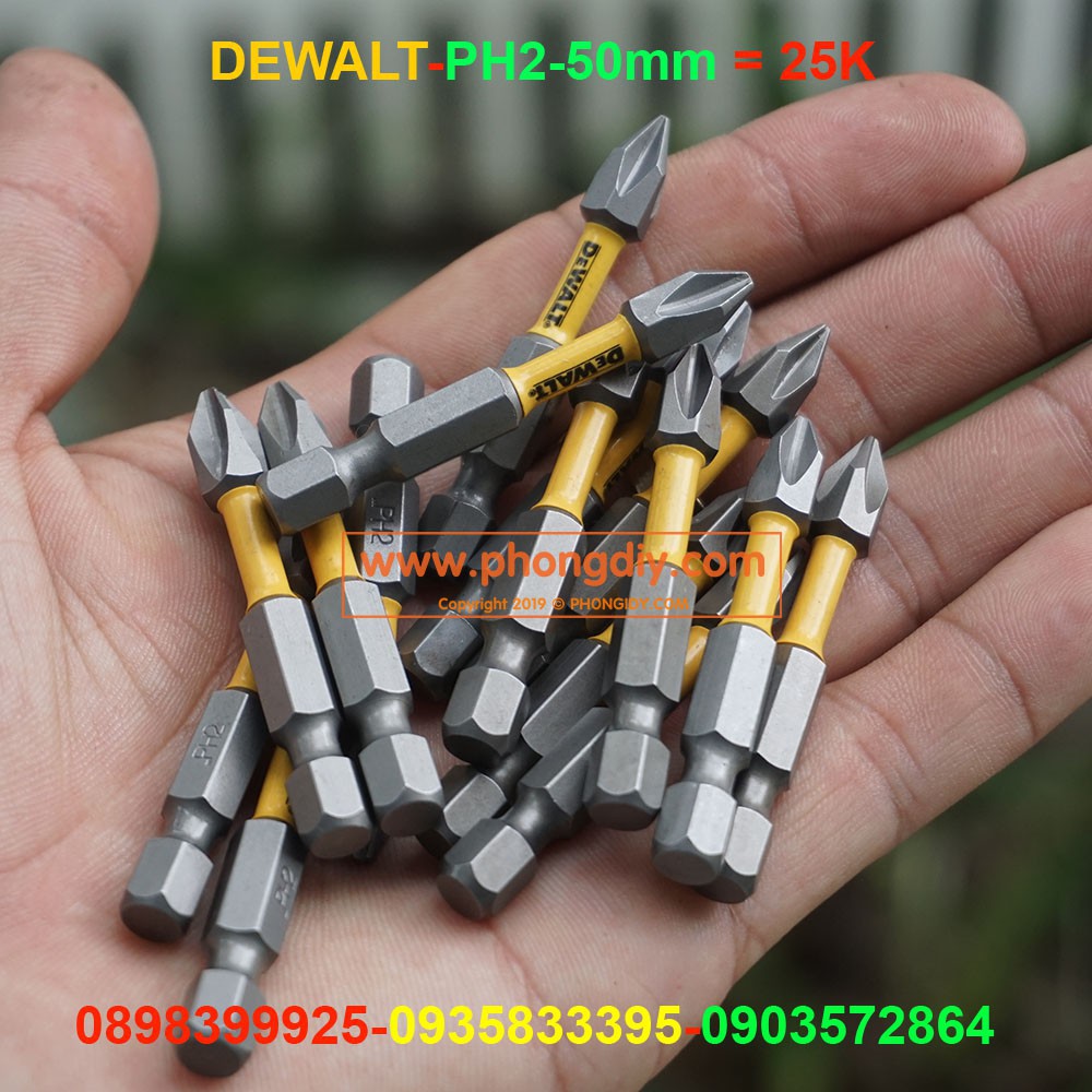 MŨI BẮN VÍT DEWALT PH2 - 5cm | Shopee Việt Nam