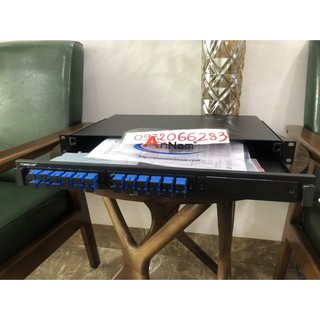 Hộp đấu nối sợi quang SM 24 khớp nối sc dạng trượt 1U mã 760241651 ODF ...