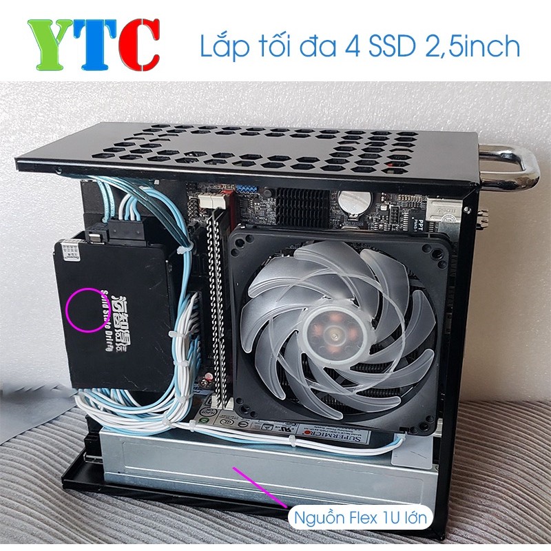 Mua Combo Case iTX M69 (Case+Nguồn+Riser) giá rẻ nhất | TecKi.Vn