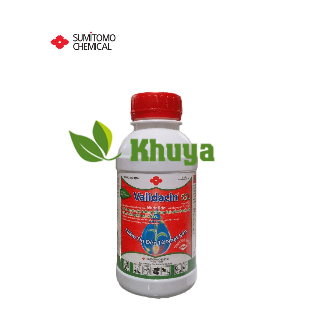 Thuốc trừ bệnh Validacin 5SL chai 450ml Chính hiệu Nhật Bản | Shopee ...