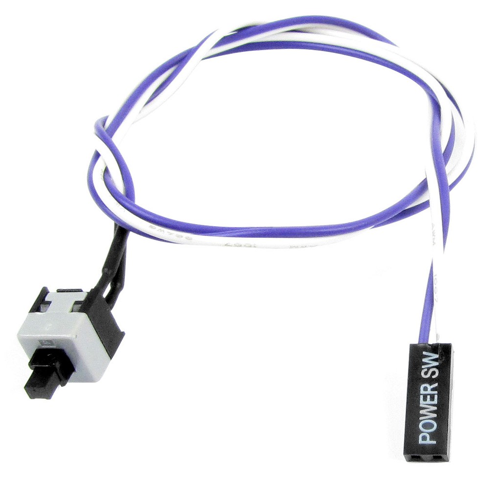 Nút Nguồn Máy Tính Gắn Ngoài, Bật Tắt Power Cho PC Dài 50cm Cắm Main