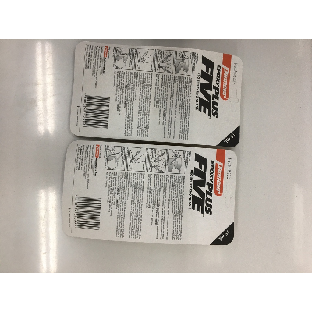 Mua Keo AB Epoxy Plus Five 15ml, keo dán trong suốt 2 thành phần A và B ...