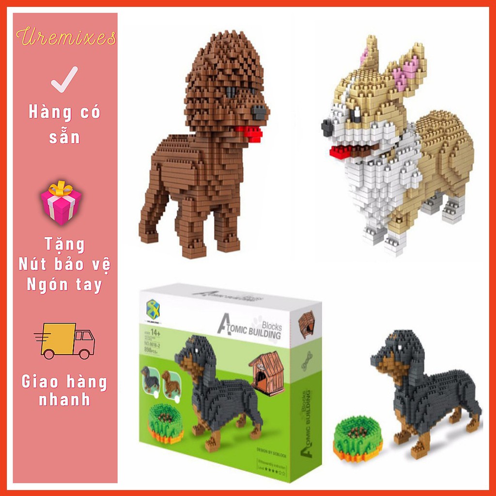 Mô Hình Lắp Ráp Lego Cún (Dog) | Lego Lắp Ráp Mô Hình Chó | Shopee Việt Nam