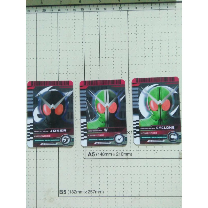Mua Card Kamen Rider Full set 3 thẻ: W, Joker, Cyclone giá rẻ nhất ...