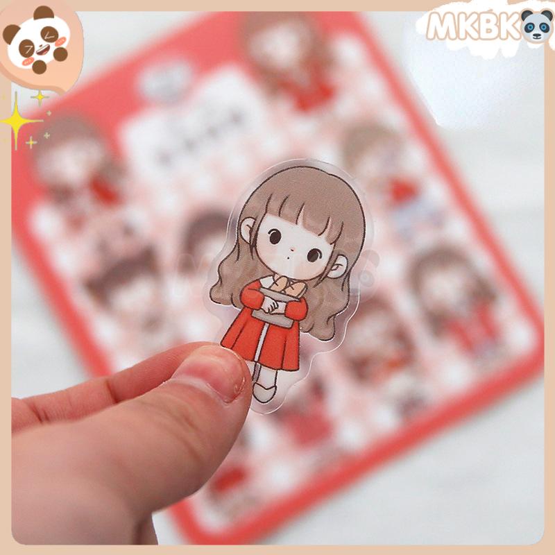 MKBK (10PCS) PET Không thấm nước telado Nhãn hình dán cute sticker dễ ...