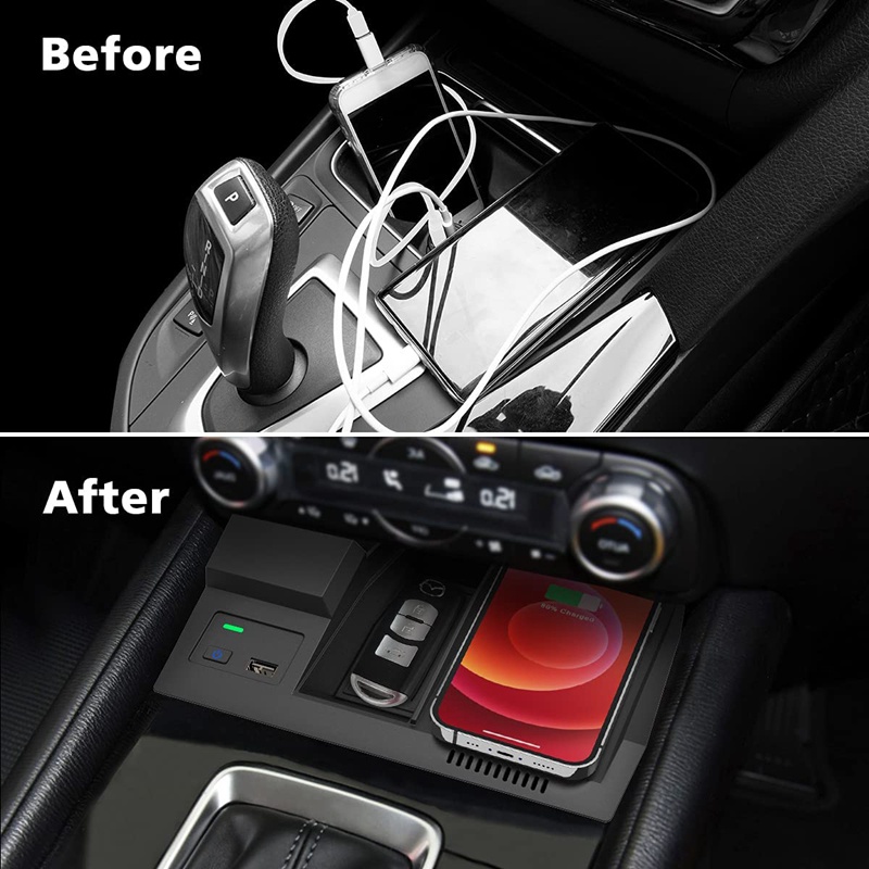 Mua Đế Sạc Điện Thoại Không Dây Với Cổng USB Cho Mazda CX5 CX-5 2017 ...