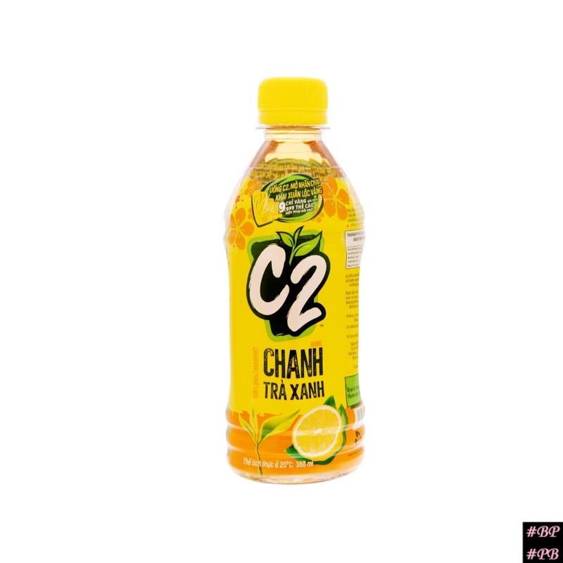 1 chai C2 vị Chanh 🍋/Táo 🍎/Đào 🍑 360ml | Shopee Việt Nam
