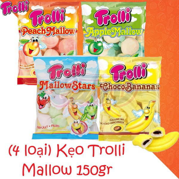 (4 loại) Kẹo Trolli Mallow 150gr | Shopee Việt Nam