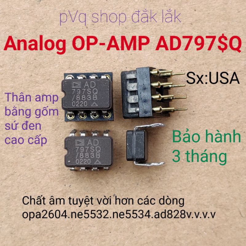 Mua Bộ khuếch đại op amp đơn ANALOG ad797sq ic AD797 sq (tặng đế jack ...
