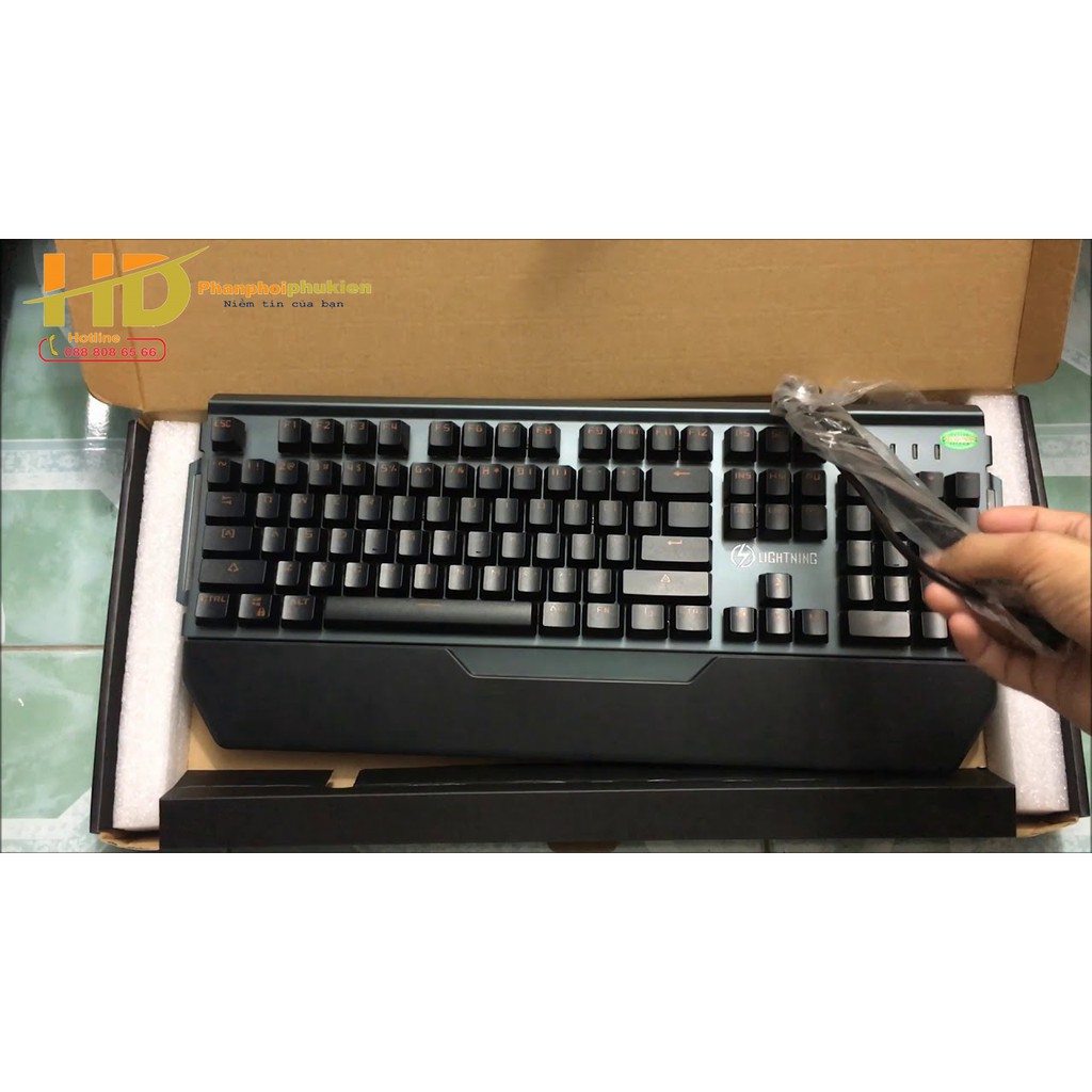 Bàn phím Lightning PR-8900X giả cơ | Shopee Việt Nam