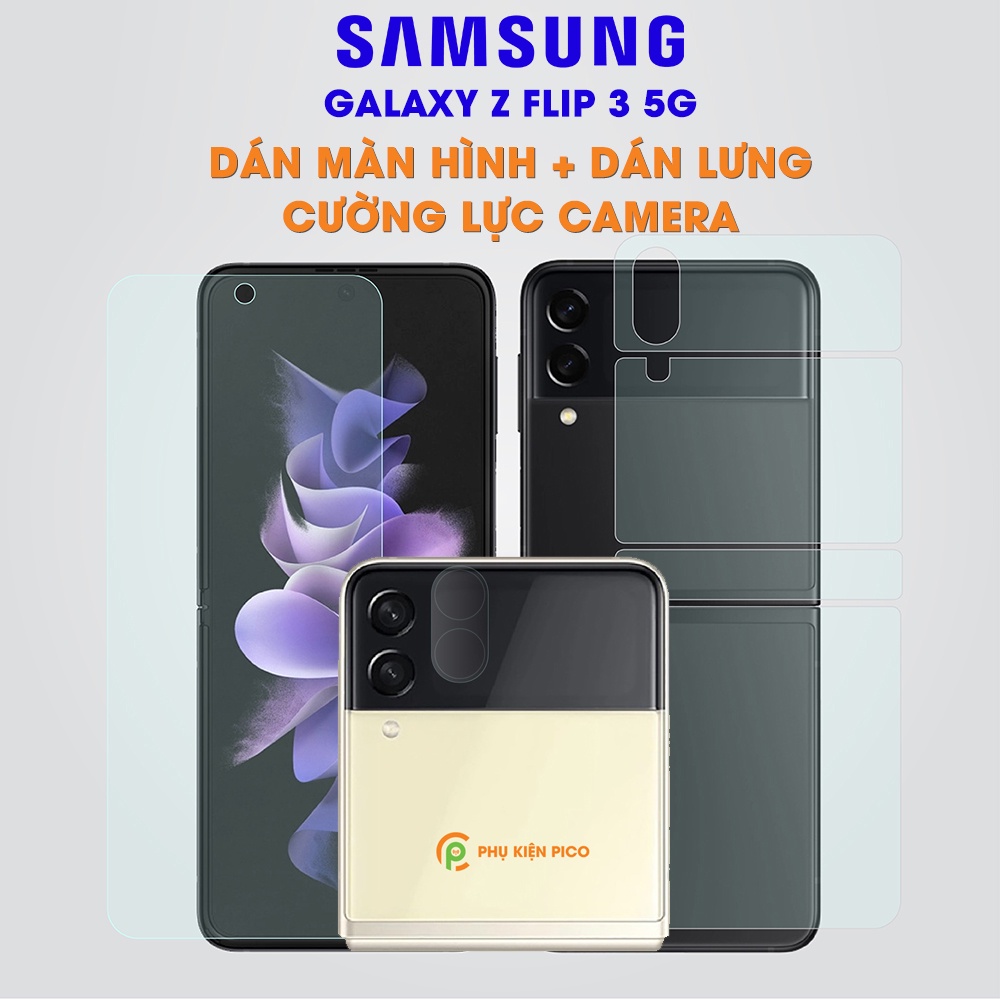 Dán màn hình Samsung Galaxy Z Flip 3 - Dán lưng Samsung Galaxy Z Flip 3 ...