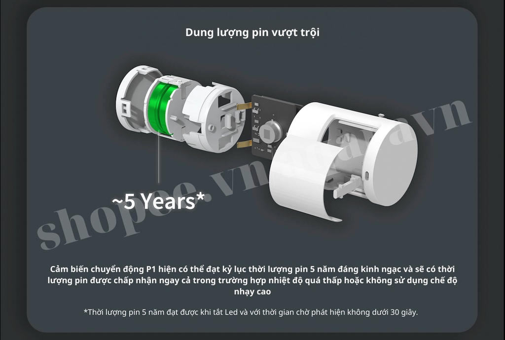 Cảm biến chuyển động Aqara P1 Motion Sensor MS-S02 - Góc quét 170 độ ...