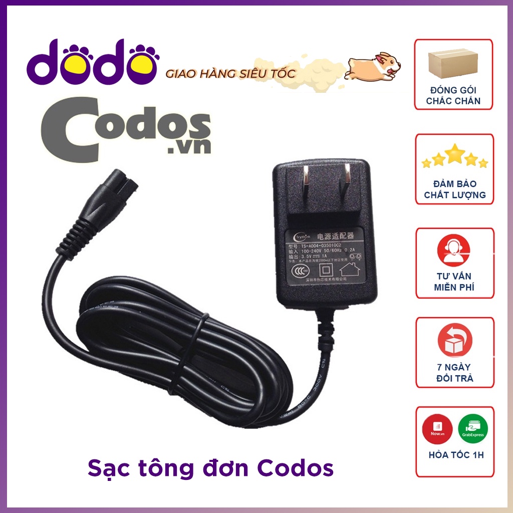 Bộ sạc tông đơ Codos Chính Hãng Codos 6800 Codos 7800 Codos 8000- Dodo ...