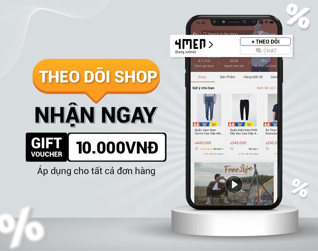 4MEN OFFICIAL, Cửa hàng trực tuyến | Shopee Việt Nam