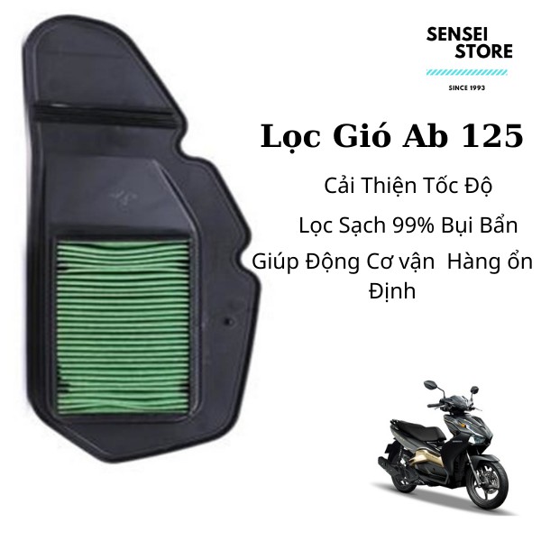 Mua Lọc gió AB125, Click 125, SH Mode, PCX đời mới, Vario (Airblade 125 ...