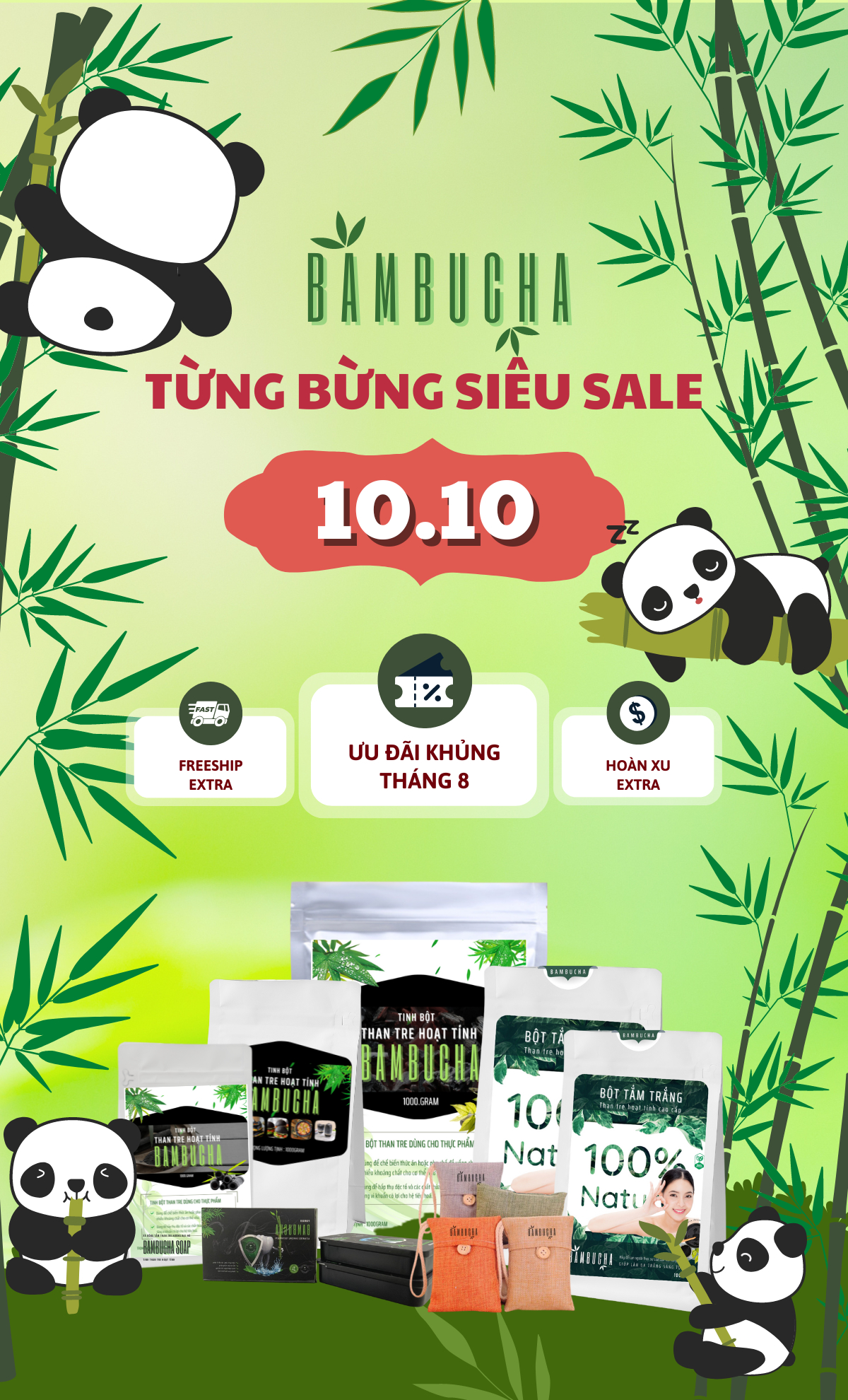 Than Tre Hoạt Tính Bambucha, Cửa hàng trực tuyến | Shopee Việt Nam
