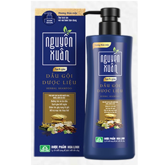 Dầu gội dược liệu Nguyên Xuân Herbal Shampoo sạch gàu 250ml xanh dương ...