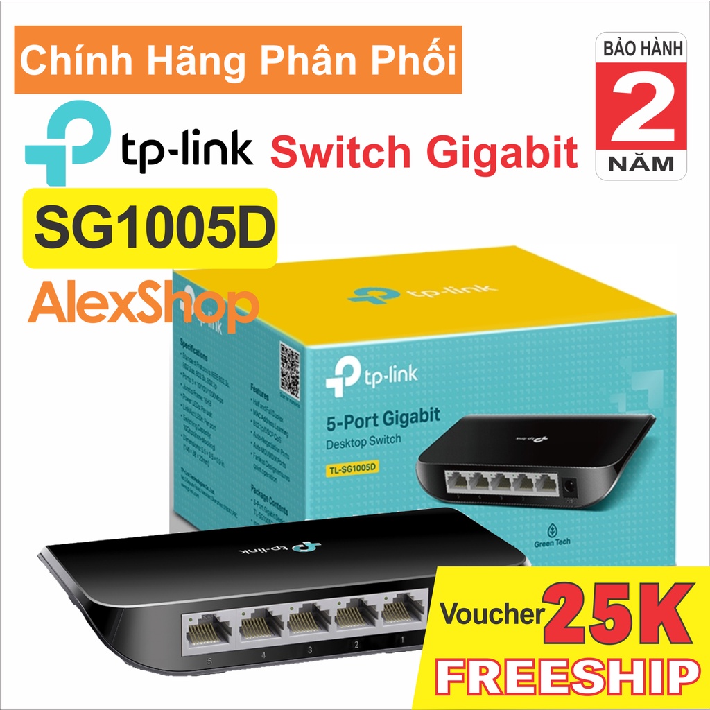 Mua Bộ Chia Mạng TP-Link SG1005D Switch 5 Cổng Gigabit giá rẻ nhất ...