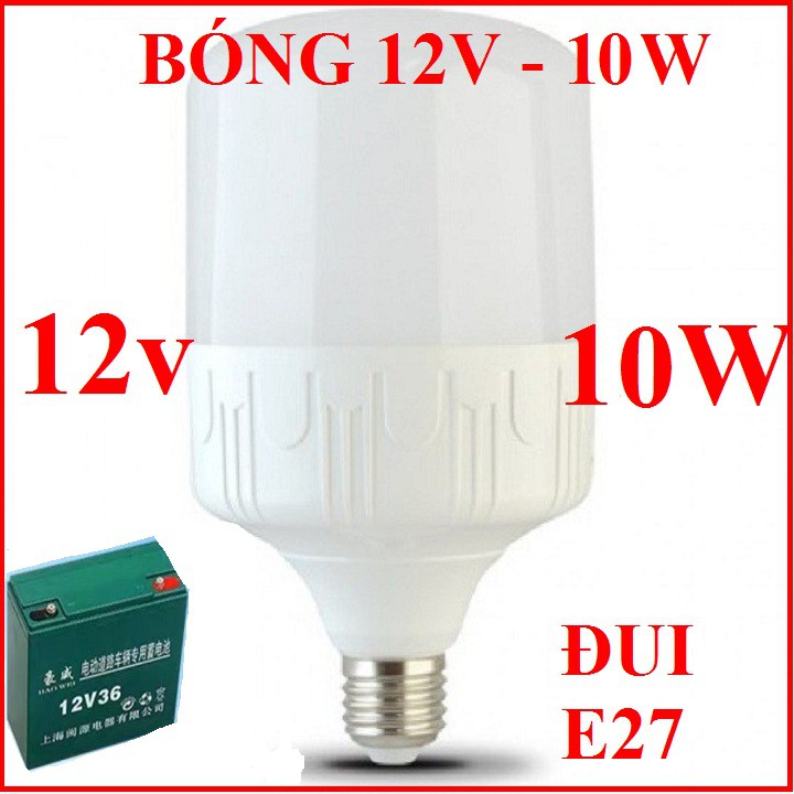 Bóng đèn led 12v 10W đui E27 | Shopee Việt Nam