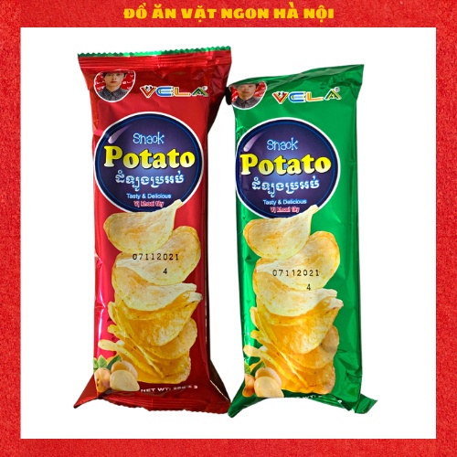 Mua Snack Potato Khoai Tây Lát VeLa Đồ Ăn Vặt Ngon Giòn Giá Rẻ giá rẻ ...