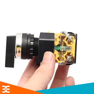 Công Tắc Xoay 3 Vị Trí LA38 440V-10A Tự Hồi ( Xoay Nhả) | Shopee Việt Nam