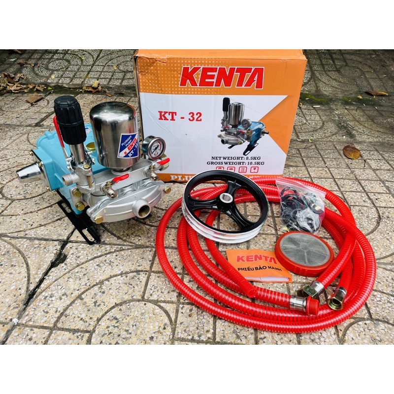 Mua Đầu phun xịt thuốc áp lực ty sứ KENTA 2 HP dùng cho phun thuốc trử sâu và tưới tiêu nông ...