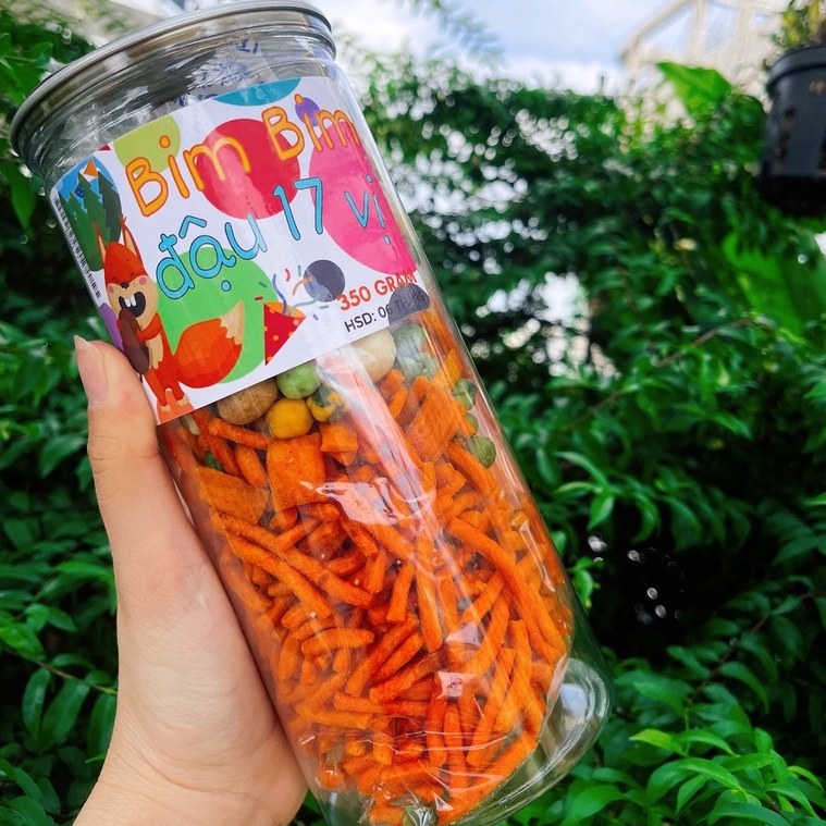 Bim Bim Mix Đậu 17 Vị Thơm Ngon Chất Lượng, Hủ Pet 350gr - MogoFoods Ăn ...