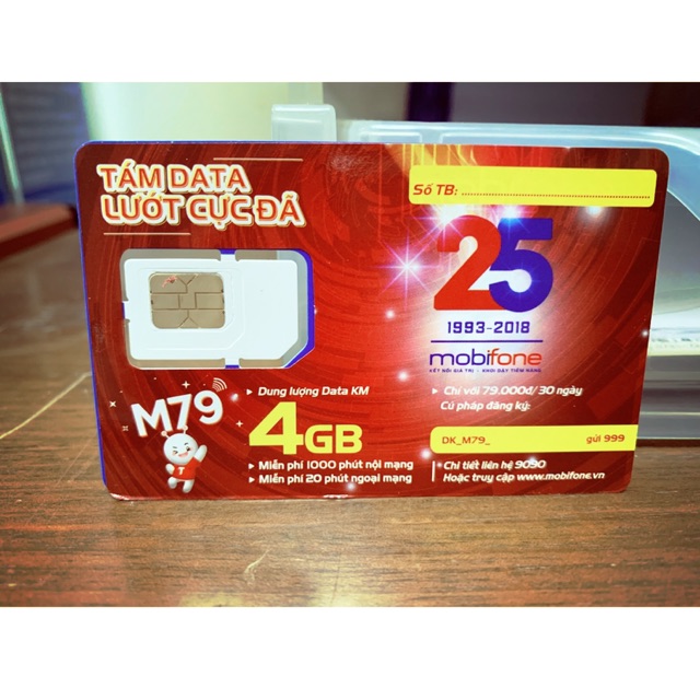 Phôi SIM trắng 4G MobiFone (Tự thay SIM tại nhà) | Shopee Việt Nam