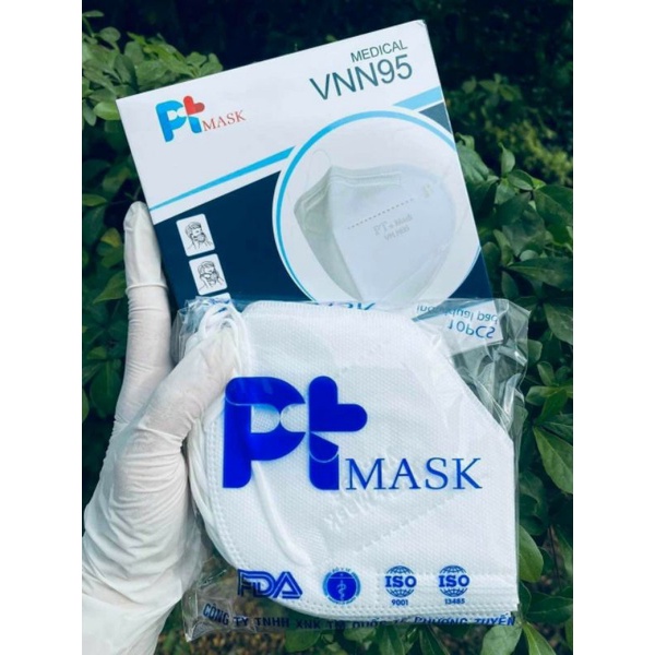 100 hộp khẩu trang N95 loại 4 lớp ko van hiệu pt mask. 1 hộp 10 cái giá ...