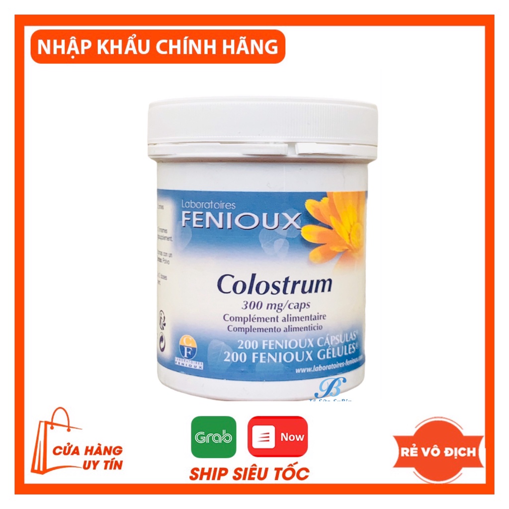 Sữa non Pháp Fenioux Colostrum hộp 200 viên | Shopee Việt Nam