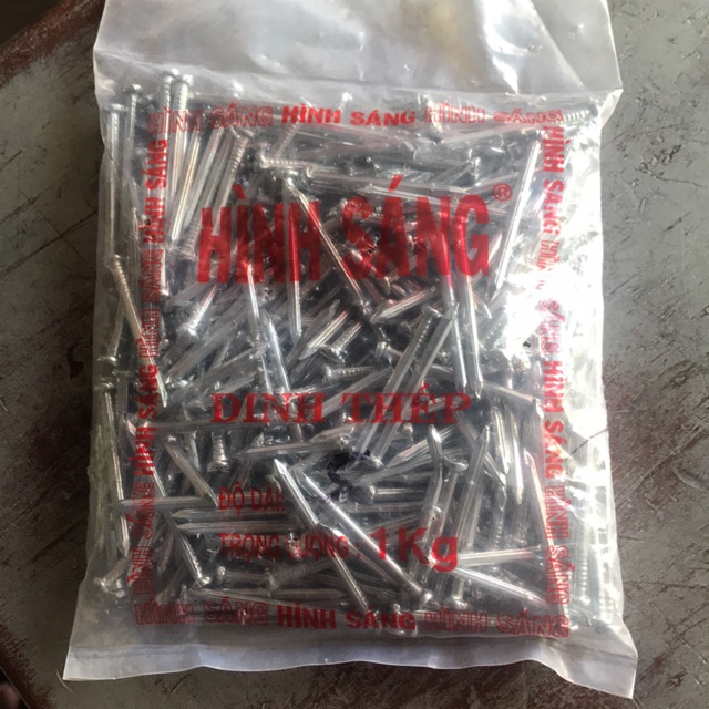 Bịch 1kg đinh thép 5cm | Shopee Việt Nam