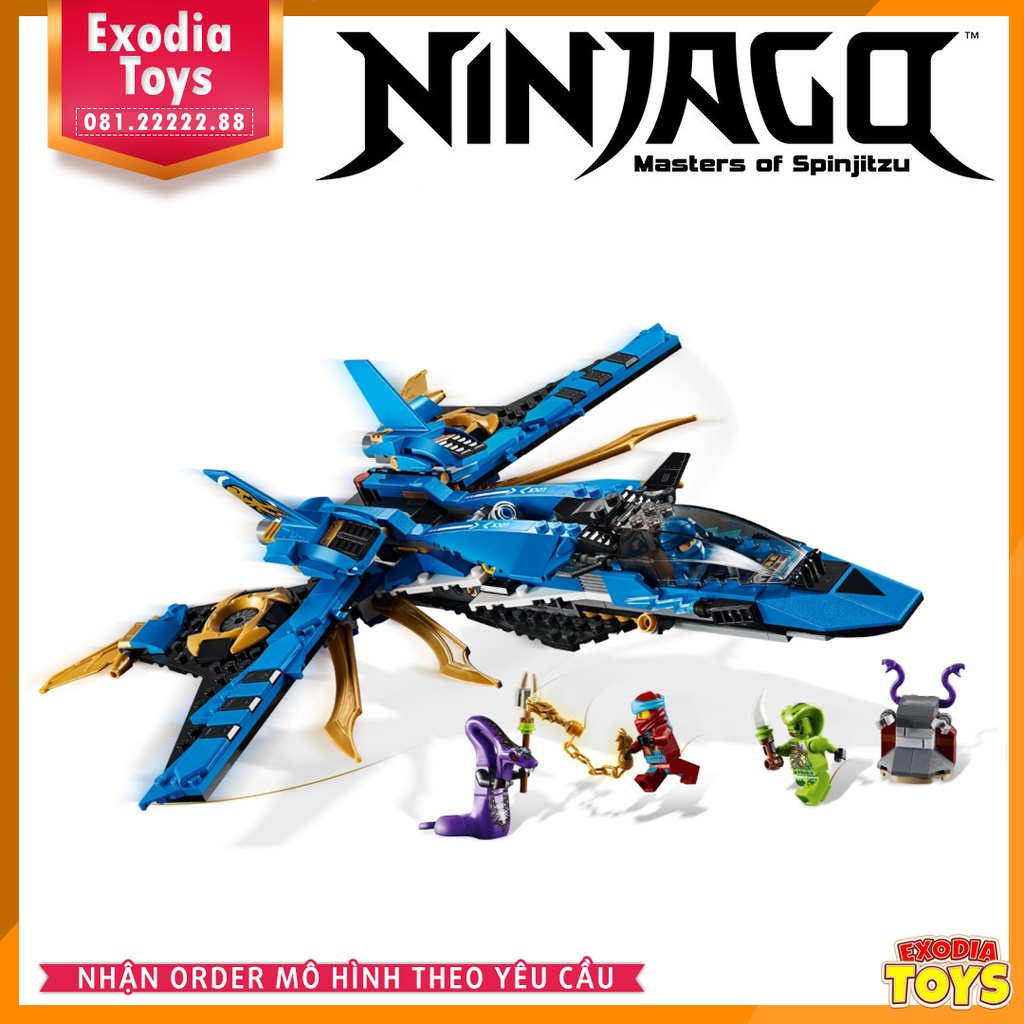 Mua Xếp hình Ninjago Phi Thuyền Tia Chớp Jay : Jay's Storm Fighter ...