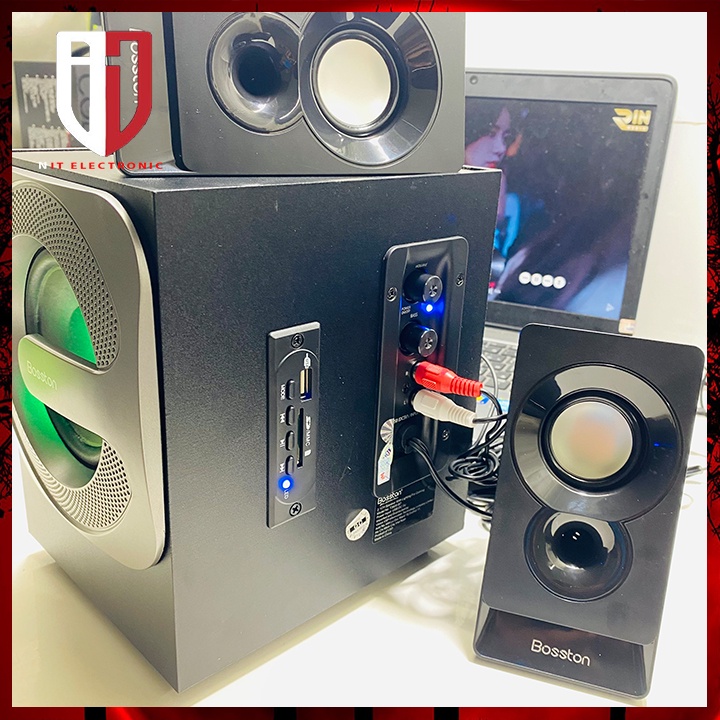 Loa Máy Vi Tính PC Bluetooth Để Bàn Chính Hãng BOSSTON T3600 Có Đèn Led ...