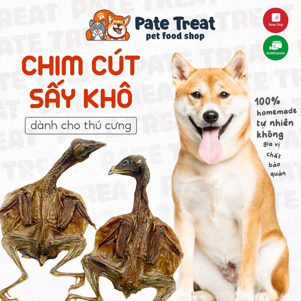 Mua Treat Bánh Thưởng Cho Chó Mèo Chim Cút Sấy Khô PATE TREAT Homemade ...