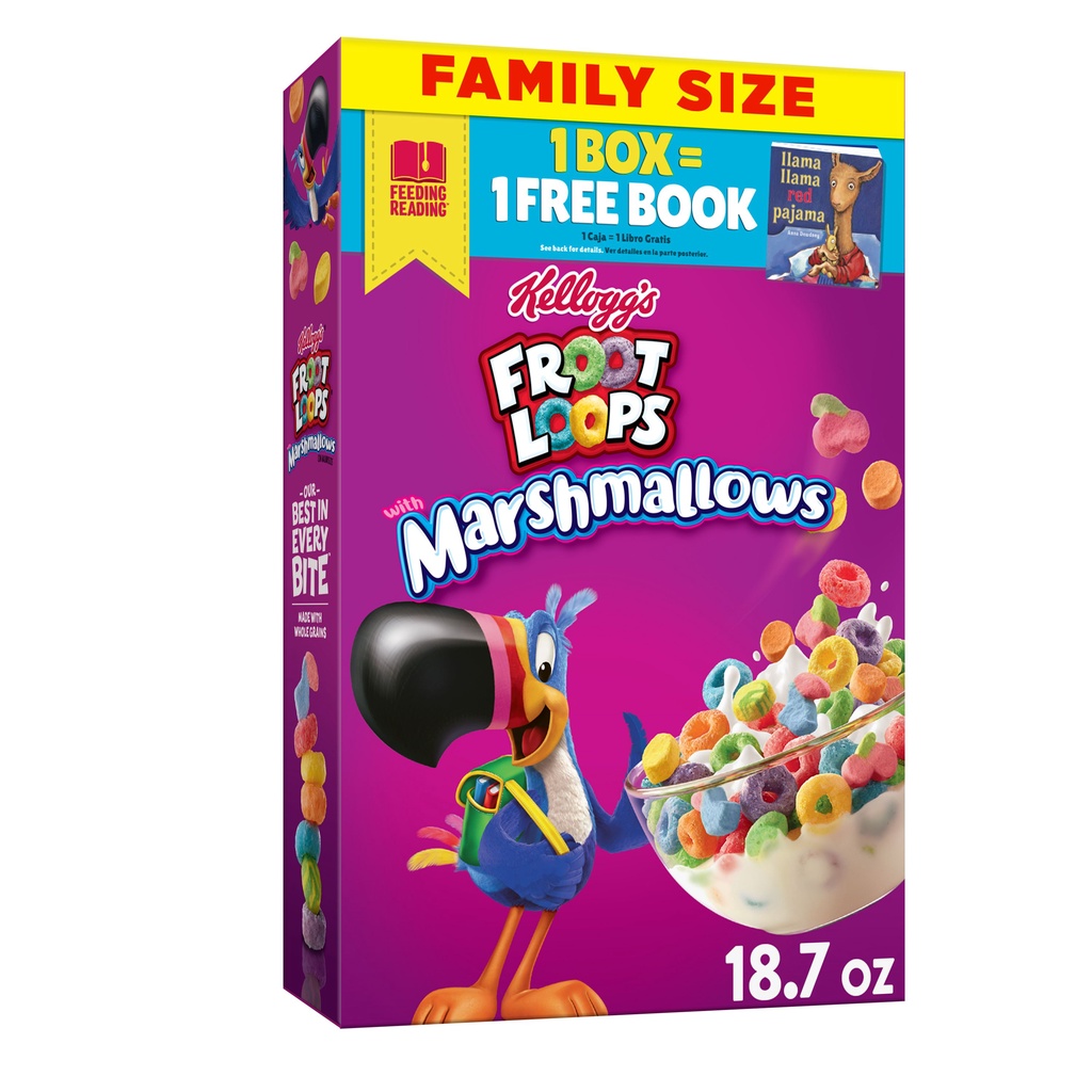Mua Ngũ cốc (Cereal) Kellogg's Froot Loops with Marshmallows Fruit ...