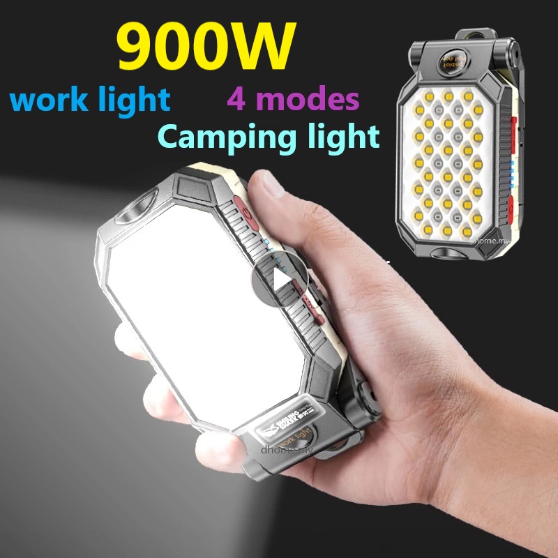 Đèn làm việc Đèn Pin USB 900W led cob 4 Chế Độ Chống Nước Tiện Dụng | Shopee Việt Nam