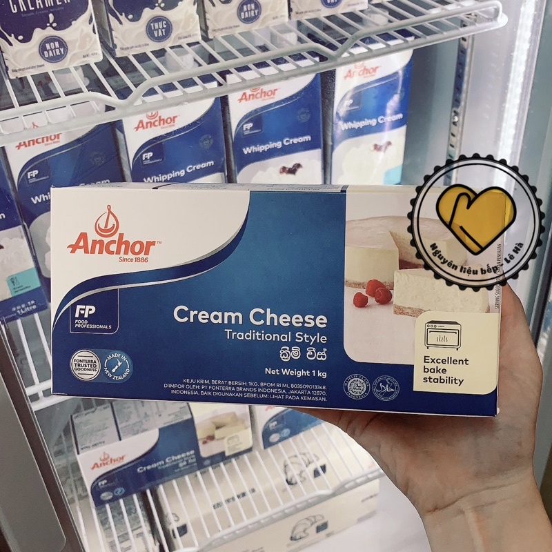 [Phomai kem] Cream cheese Anchor - hộp 1KG | Shopee Việt Nam