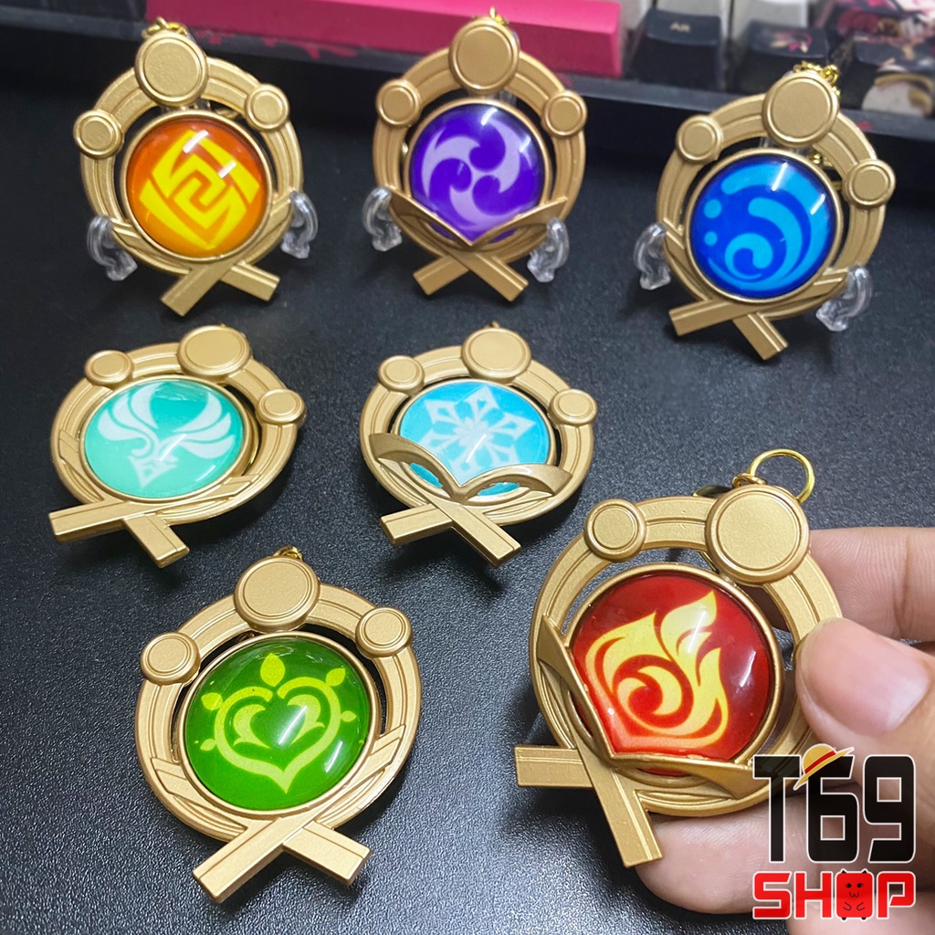 Mua Móc khóa kim loại Nguyên tố Vision game Genshin Impact: Inazuma ...