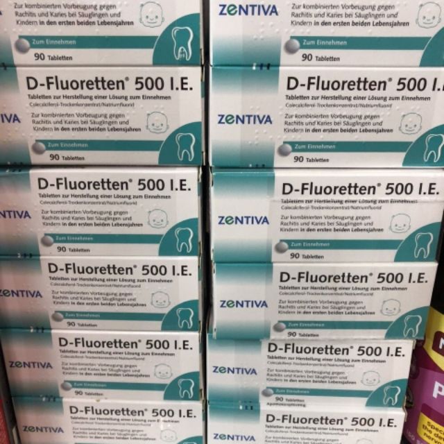 Vitamin d-flour 500i.e | Shopee Việt Nam