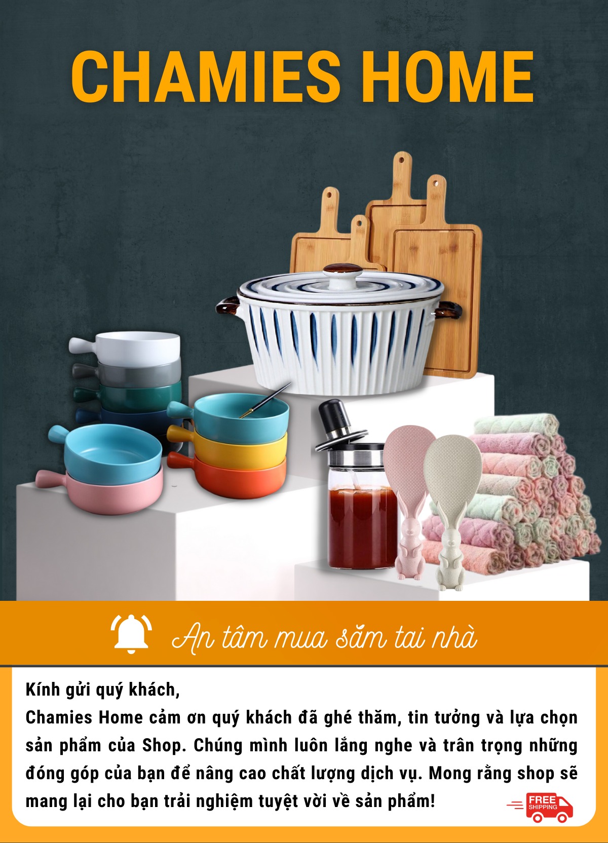 Chamies Home, Cửa hàng trực tuyến | Shopee Việt Nam