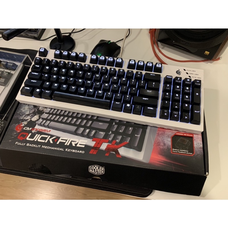 Bàn phím cơ Cooler Master Quickfire TK white | Shopee Việt Nam